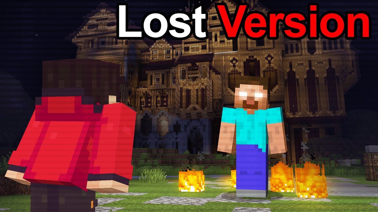 We Discovered Minecraft's Forgotten Version.. - Minecraft videos