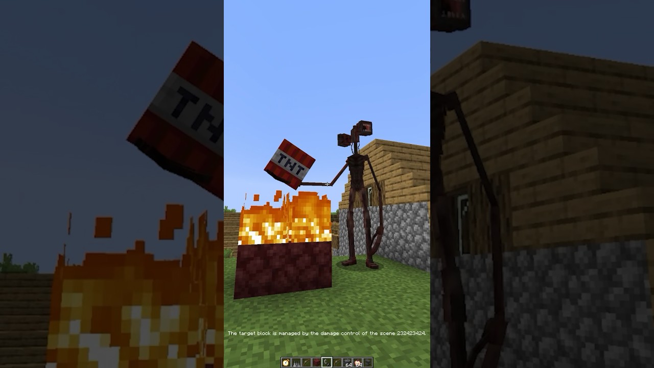 When you're in trouble and time stops in Minecraft #minecraft #meme # ...