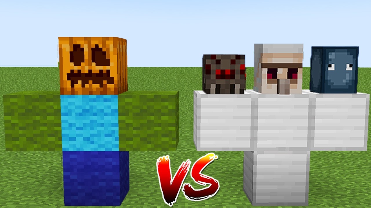 new spiral golems VS all mutant zombies battle minecraft - Minecraft videos