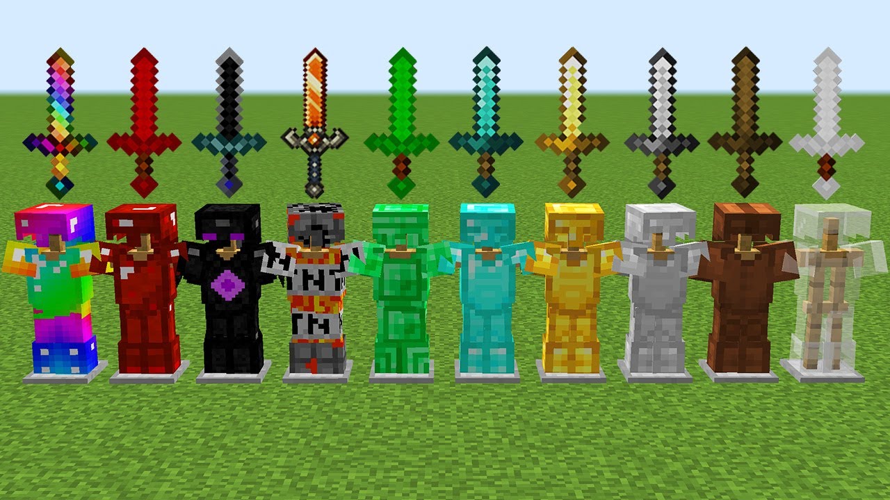 which armor is stronger in Minecraft experiment? - Minecraft videos