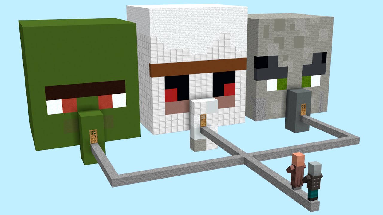 which boss house will villager choose? - Minecraft videos