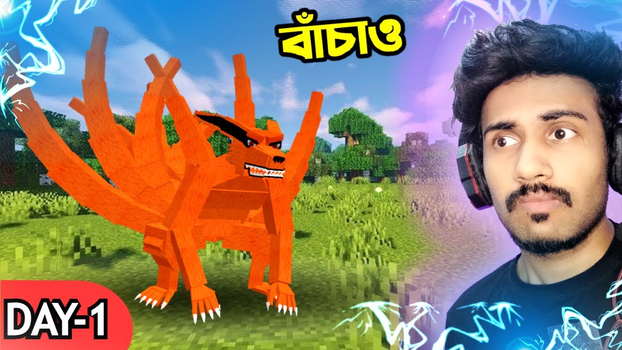 9 Tail Minecraft Monster Vs Ris Gaming | Day 1 | Ris Plays - Minecraft ...