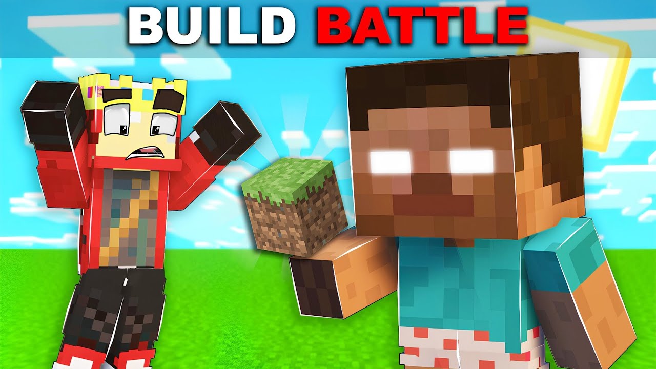 (Challenge) Defeat Baby Herobrine in a Minecraft build battle ...