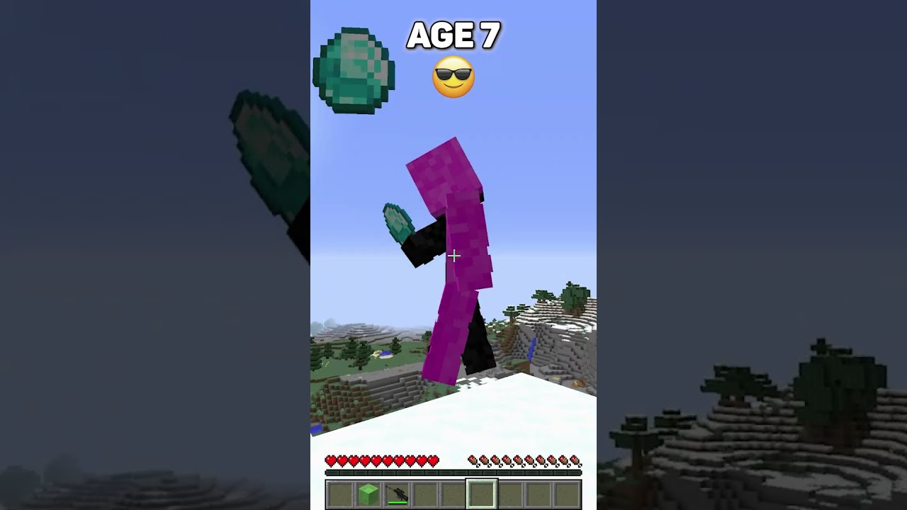 Collapsing Traps at different Ages #shorts #minecraft #memes ...
