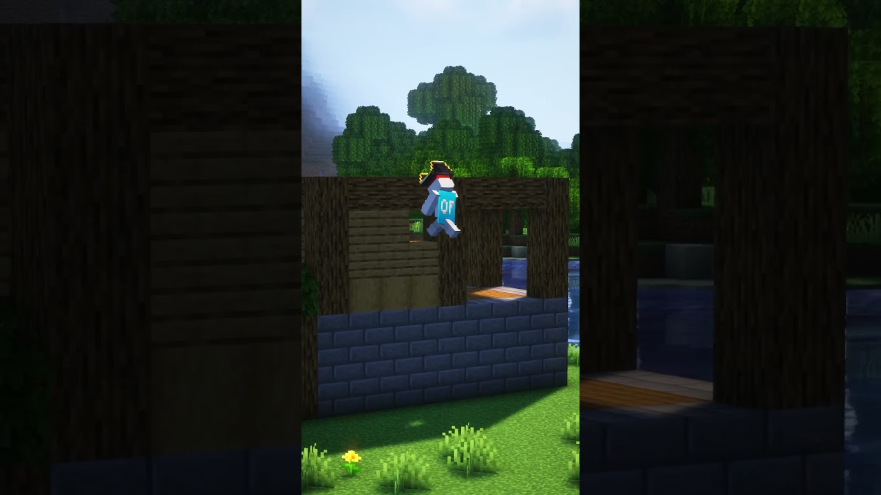 FISHERMAN MINECRAFT HOUSE #shorts #minecraft #minecraftbuilding - Minecraft videos