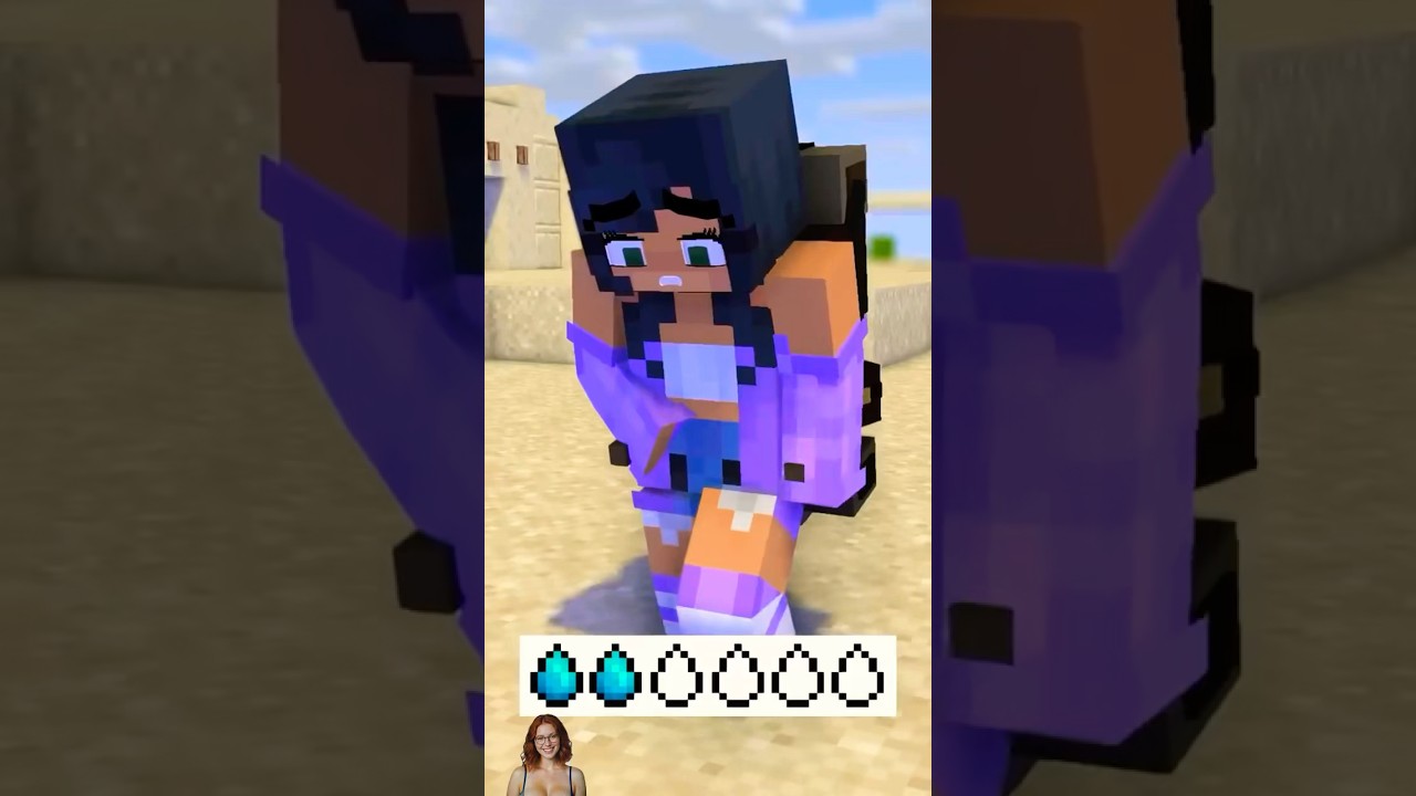 HELP Thirsty & Unlucky Aphmau Girl #minecraft #minecraftanimation # ...