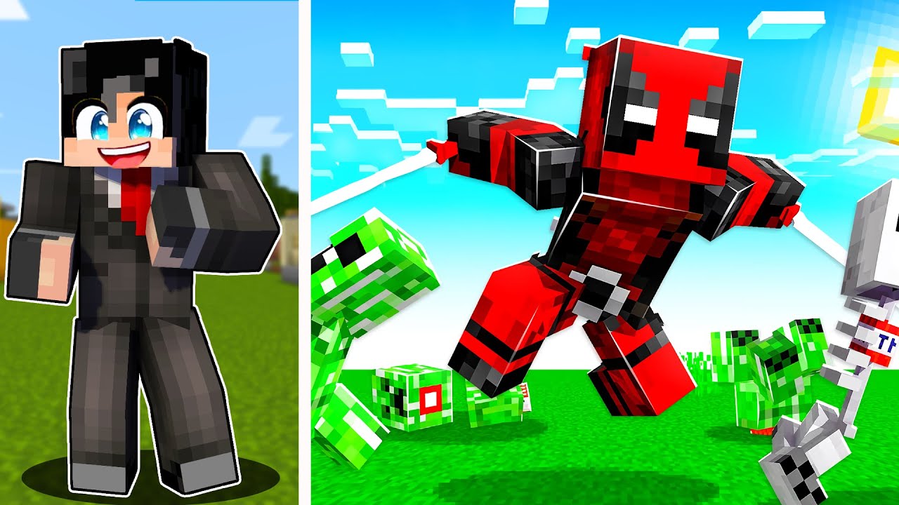 HOW I Became DEADPOOL in Minecraft! - Minecraft videos