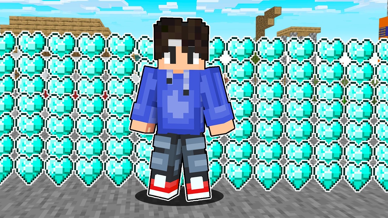 Habitat has DIAMOND HEARTS in Minecraft - Minecraft videos