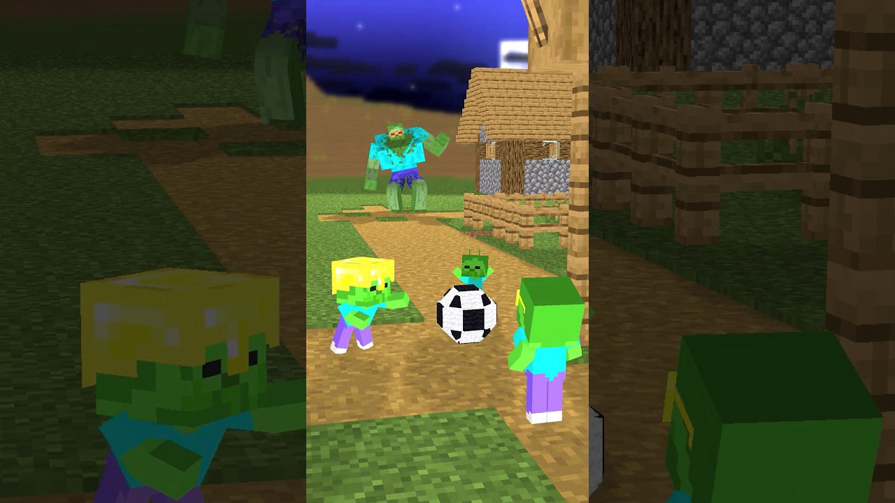 Herobrine! HELP Zombies! - Minecraft Animation #shorts - Minecraft videos