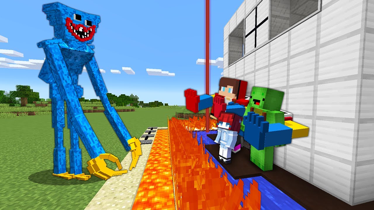 Huggy Wuggy VS Security House - Minecraft - Minecraft videos Huggy Wuggy VS Security House - Minecraft - Minecraft videos