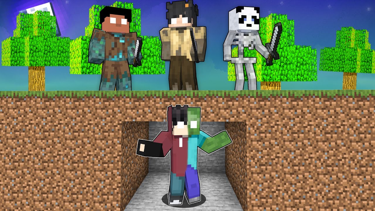 Hunters vs SHAPESHIFTER in Minecraft! (tagalog) - Minecraft videos