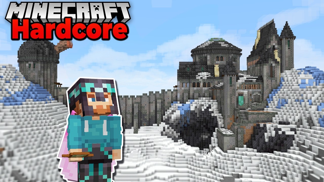 I Built a TUFF CASTLE in Hardcore Minecraft 1.21 Survival Let's Play ...
