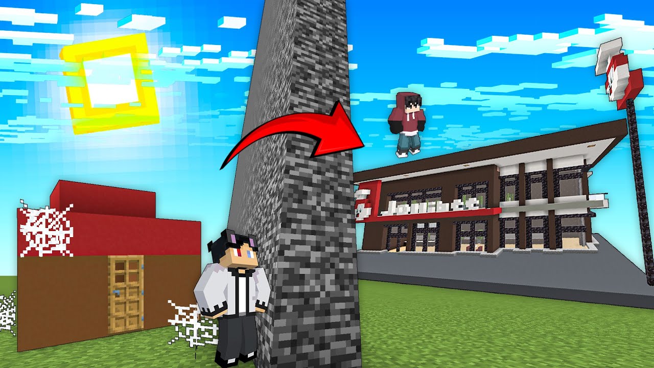 I Cheated with //JOLLIBEE in Minecraft BUILD CHALLENGE - Minecraft videos