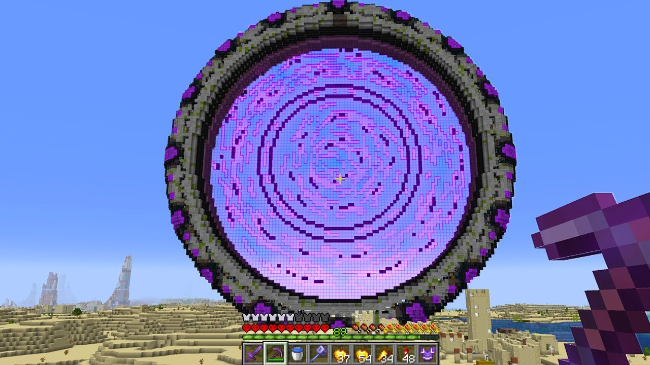 I Transformed The Nether Portal In Minecraft Hardcore Minecraft Videos