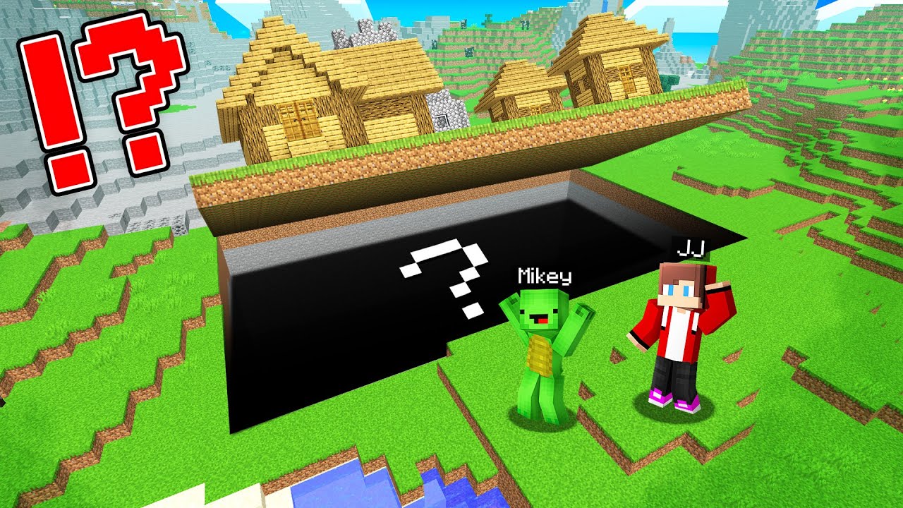 JJ And Mikey Found a SECRET BASE Under VILLAGE in Minecraft Maizen - Minecraft videos