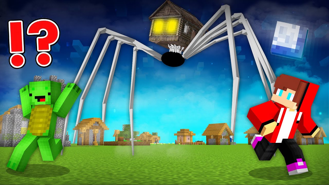 Jj And Mikey Escape From House Head In Minecraft Survive Maizen