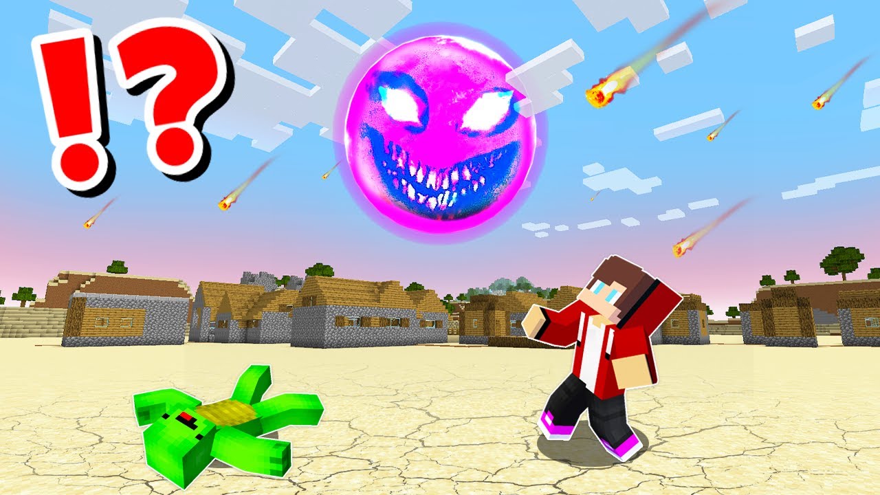 JJ and Mikey VS Scary RED SUN CHALLENGE in Minecraft / Maizen animation - Minecraft videos