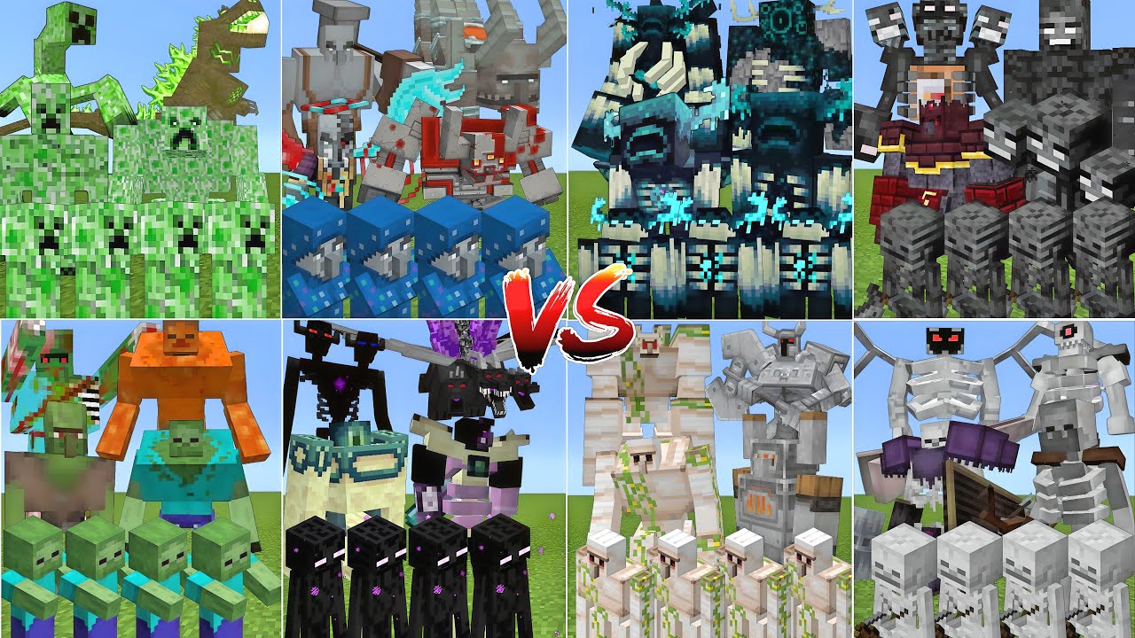 MOB ALLIANCE TOURNAMENT IN MINECRAFT MOB BATTLE - Minecraft videos