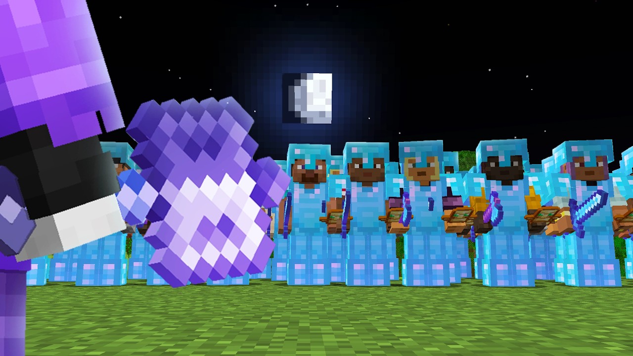 Mace VS 100 Minecraft Players - Minecraft videos