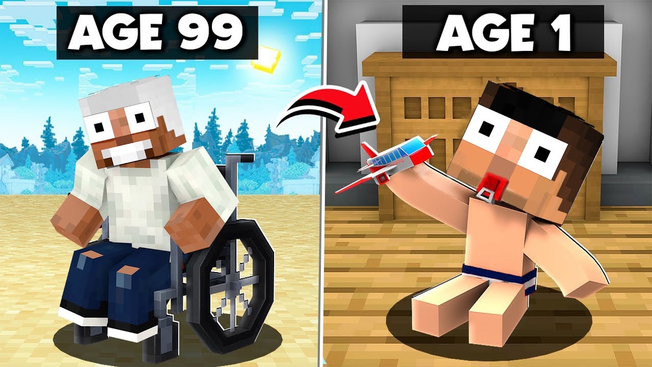 Minecraft, But I Am Getting YOUNGER || Minecraft Mods || Minecraft ...