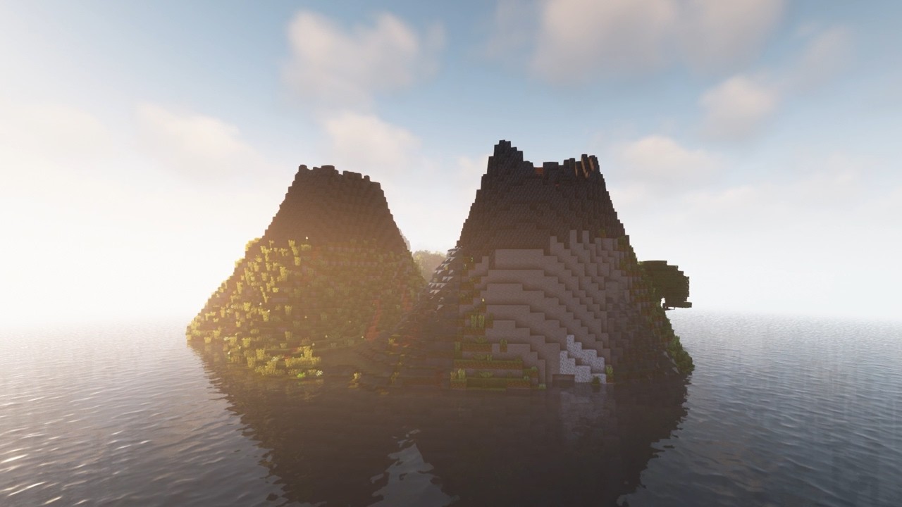 Minecraft Survival Island, but it's Realistic - Minecraft videos