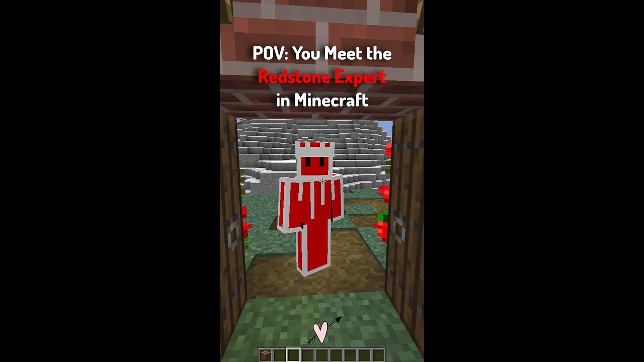 POV: You Meet the Redstone Expert in Minecraft - Minecraft videos