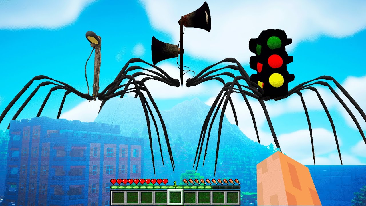 SPIDER SIRENHEAD WITH TRAFFIC LIGHT HEAD AND LAMPHEAD FOUND ME IN ...