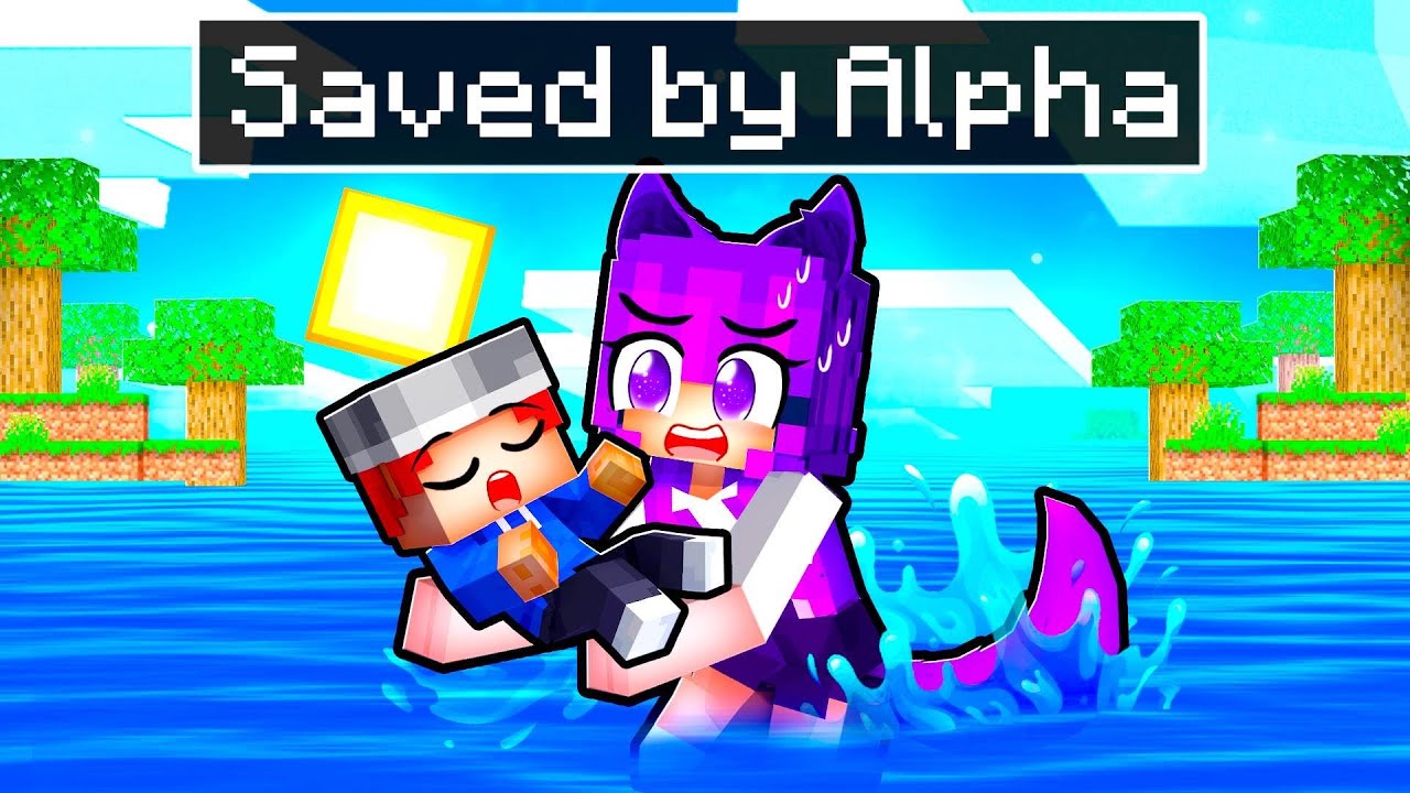Saved By The ALPHA Wolf In Minecraft! - Minecraft videos