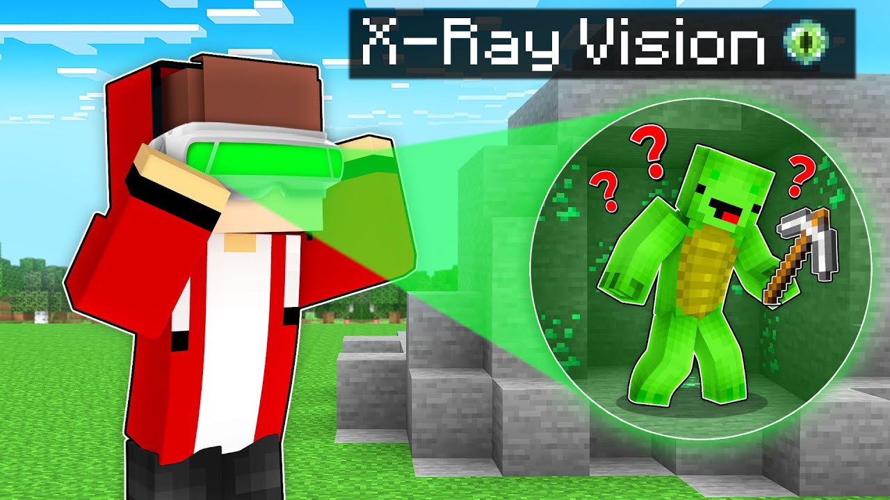 Speedrunner Can USE X-RAY vs Hunter : JJ vs Mikey Battle in Minecraft Maizen! - Minecraft videos