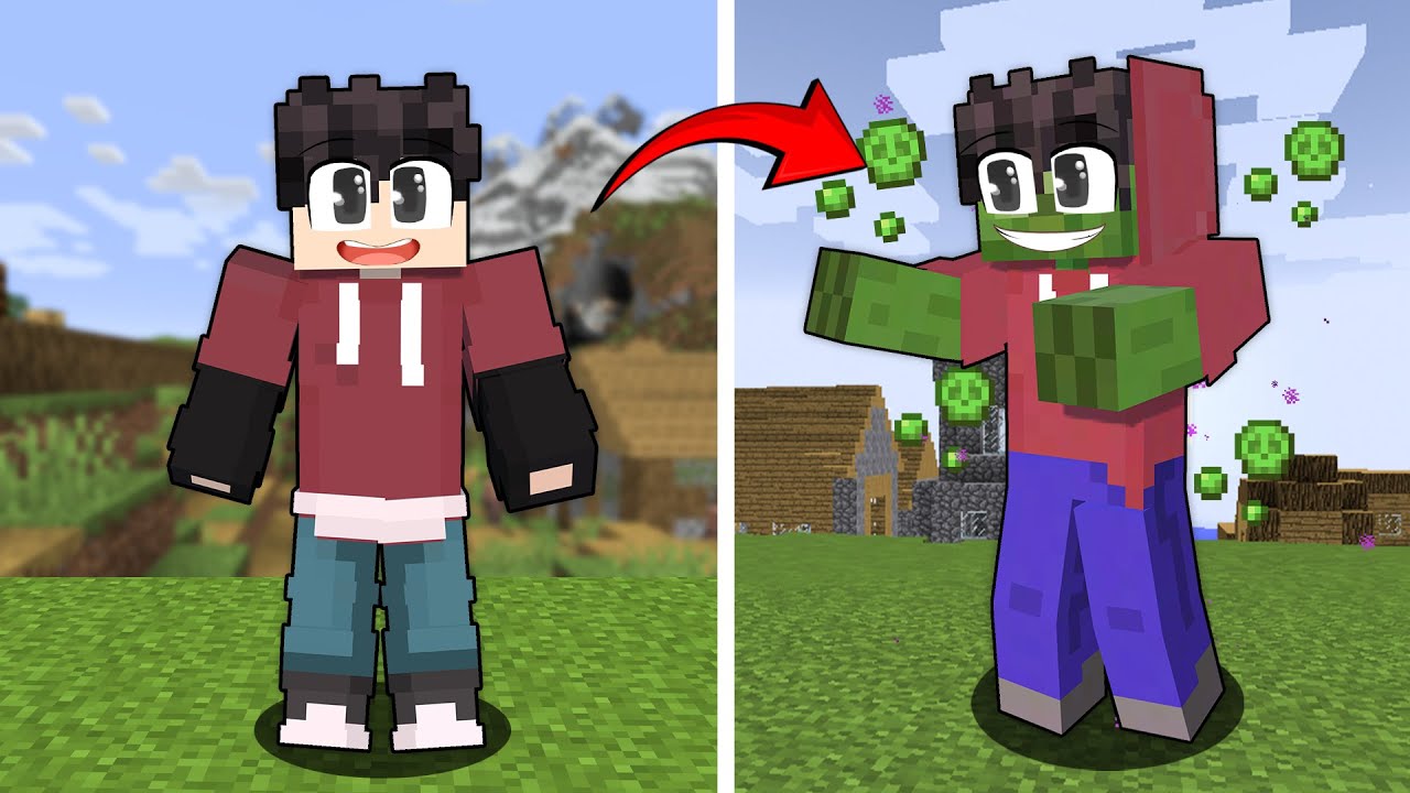 Using SHAPESHIFT To Play HIDE N' SEEK in Minecraft - Minecraft videos