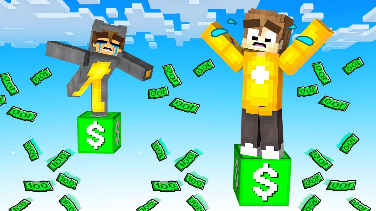 We added money blocks to Minecraft! (one block challenge) - Minecraft ...