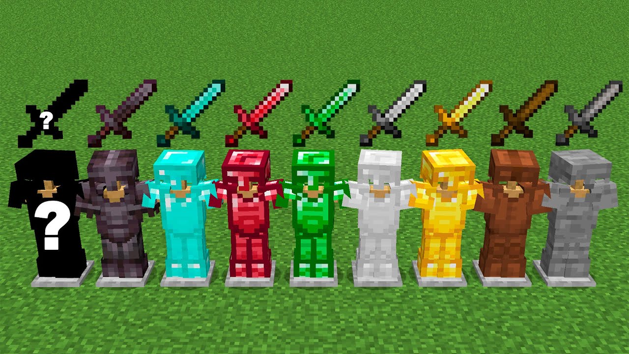 which of all minecraft armor is stronger? - Minecraft videos