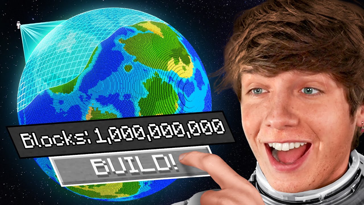 1 vs 1 Billion Block Build in Minecraft! - Minecraft videos