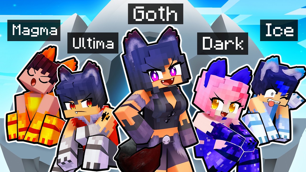 10 FRIENDS on one WOLF BLOCK in Minecraft! - Minecraft videos