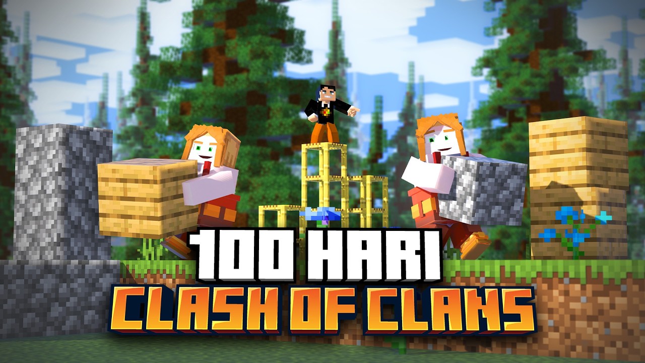 100 Hari Clash of Clans Minecraft - Minecraft videos