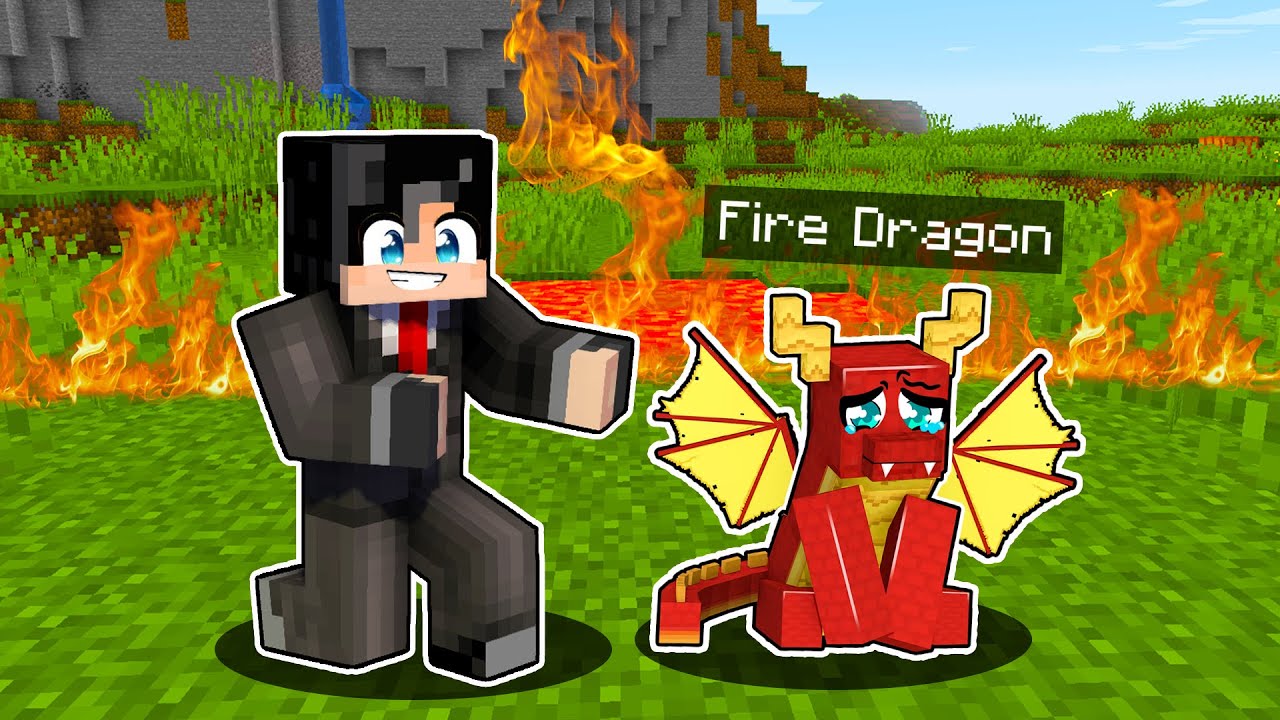 ADOPTING a Fire Dragon in Minecraft! (Tagalog) - Minecraft videos