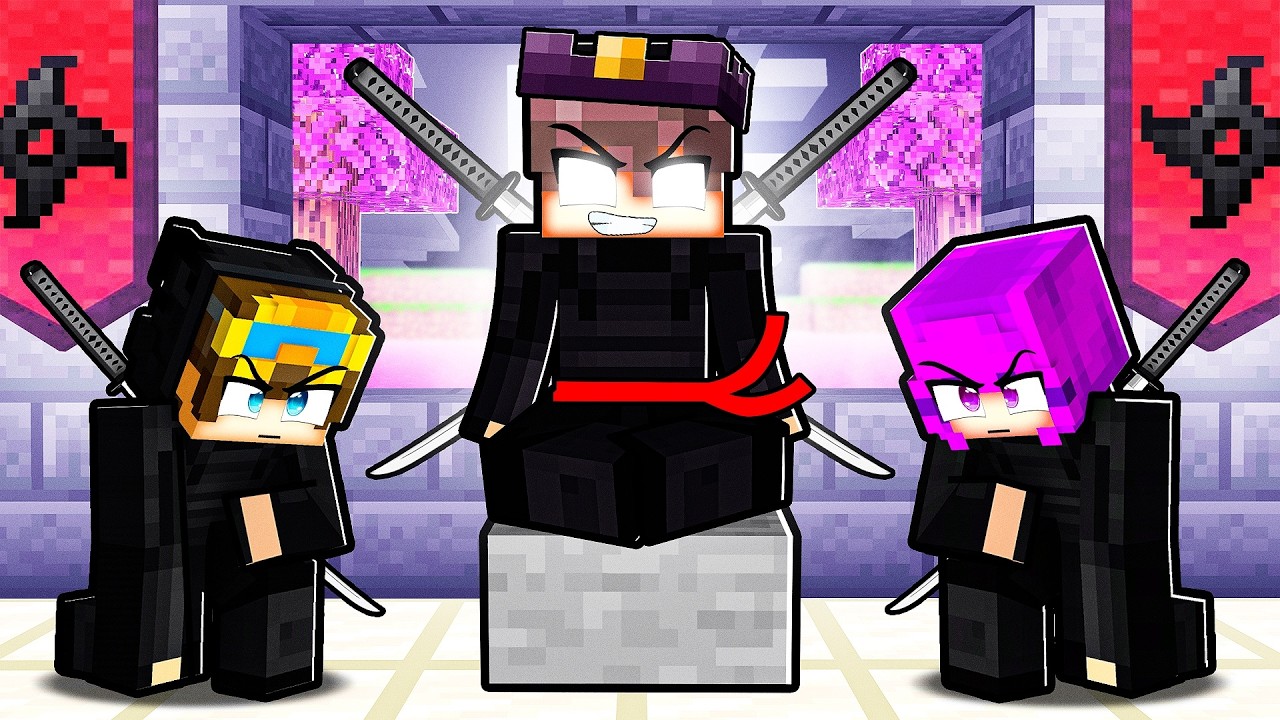Becoming a NINJA KING in Minecraft! - Minecraft videos