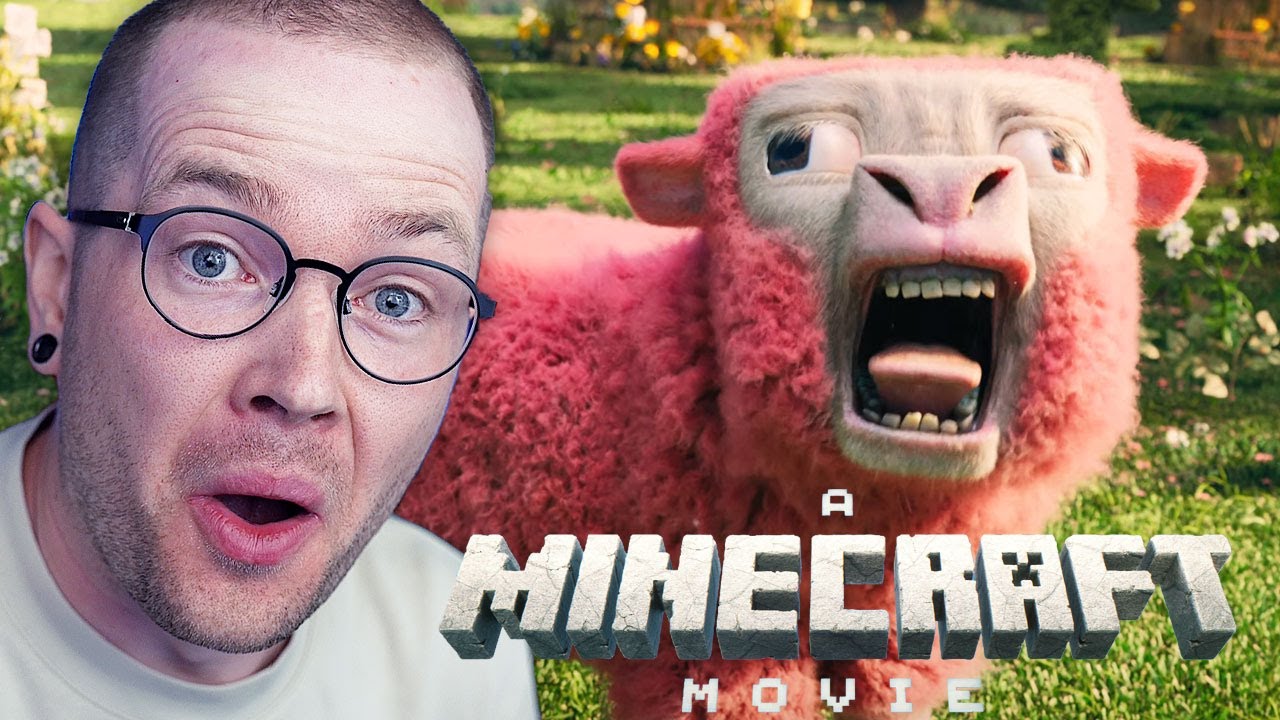 DanTDM Reacts to The Minecraft Movie Trailer - Minecraft videos