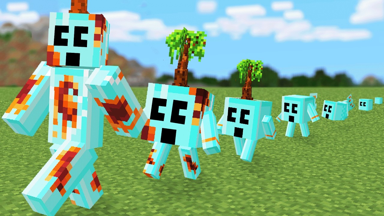 Evolving as a Blob in Minecraft - Minecraft videos