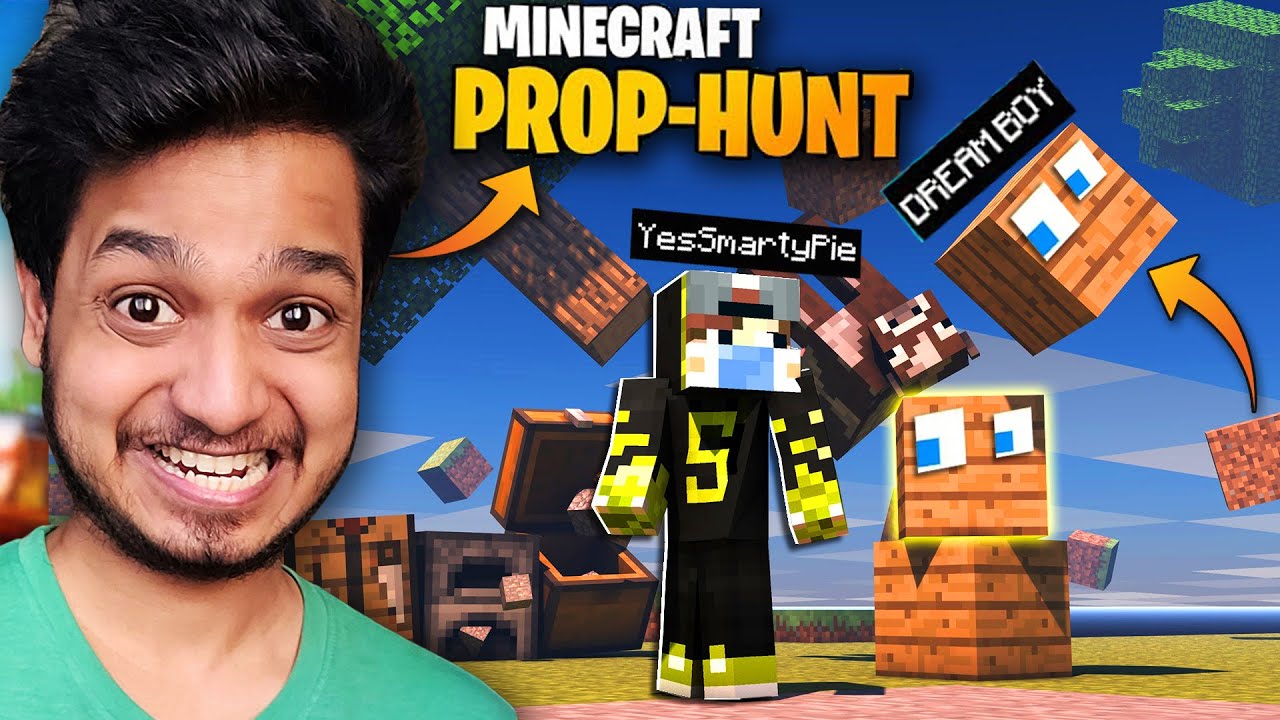 Funny Prop Hunt but World Destroy Randomly@YesSmartyPie @DREAMBOYYT ...