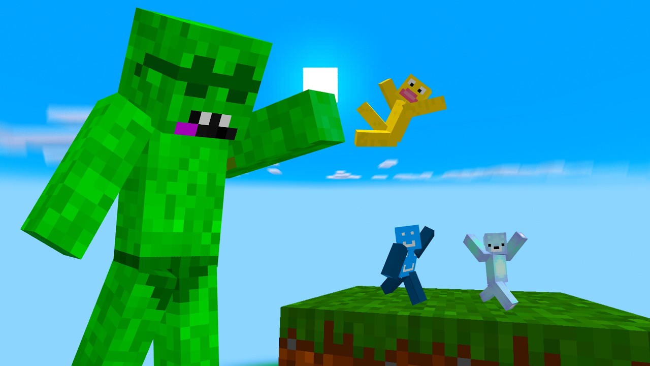 Hide & Seek with a SIZE MOD in Minecraft - Minecraft videos