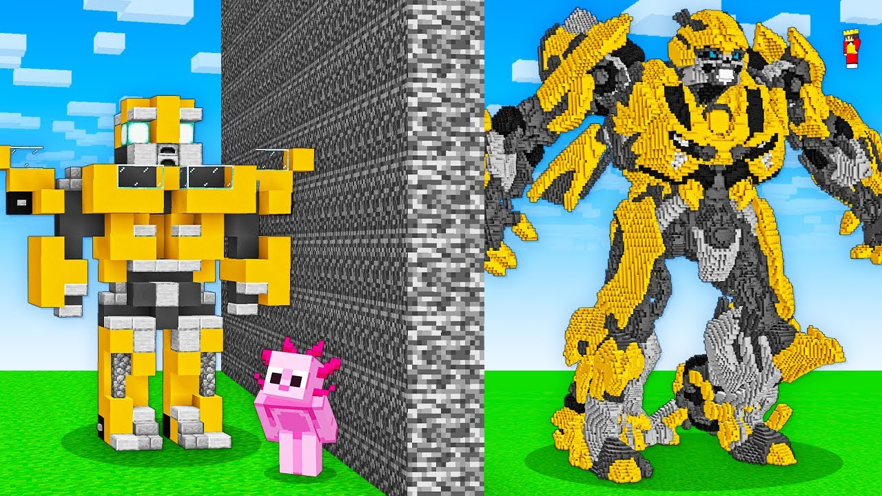 I Cheated With TRANSFORMERS in Minecraft Build Battle! - Minecraft videos