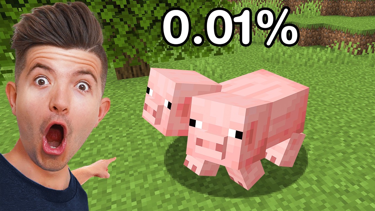 I Found Minecraft’s Rarest Secret Mobs - Minecraft videos