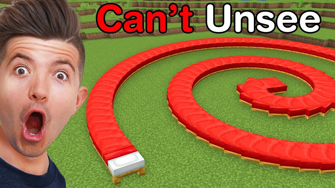 Insane Minecraft Logic You CAN'T UNSEE - Minecraft videos