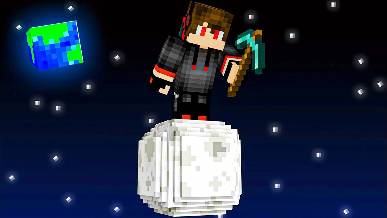 Minecraft But There’s One SPACE Block - Minecraft videos