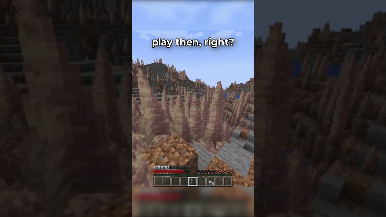 Minecraft, But the World is Dripstone Caves... - Minecraft videos