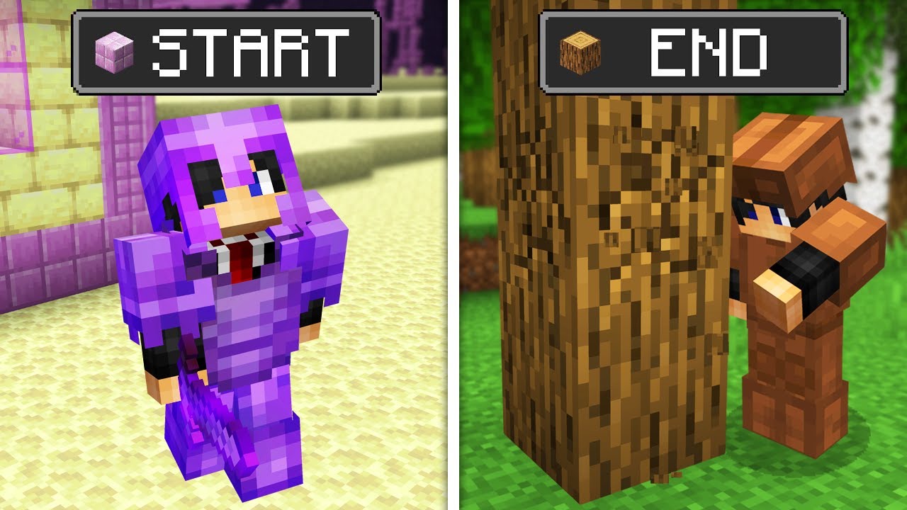 Minecraft but you beat it Backwards... - Minecraft videos