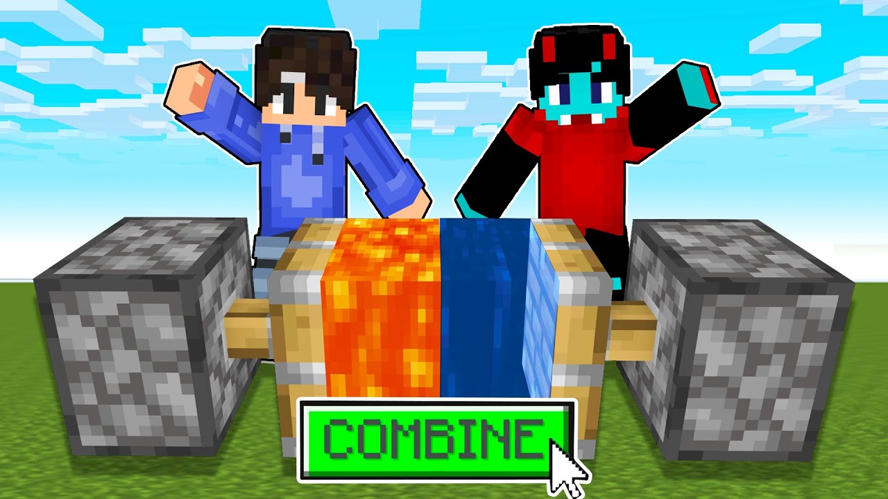 Minecraft but, you can Combine Items - Minecraft videos