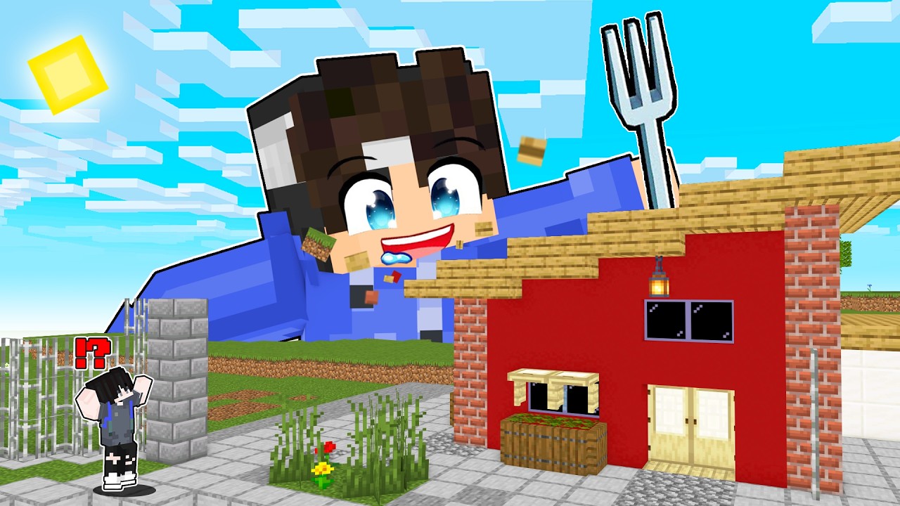 Minecraft but, you can EAT BLOCKS - Minecraft videos