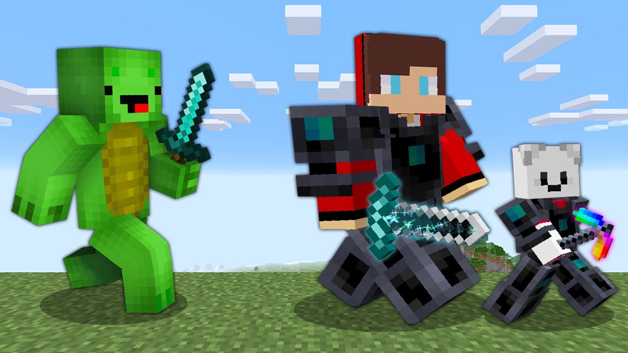 OVERPOWERED Speedrunners VS Hunter in Minecraft - Minecraft videos